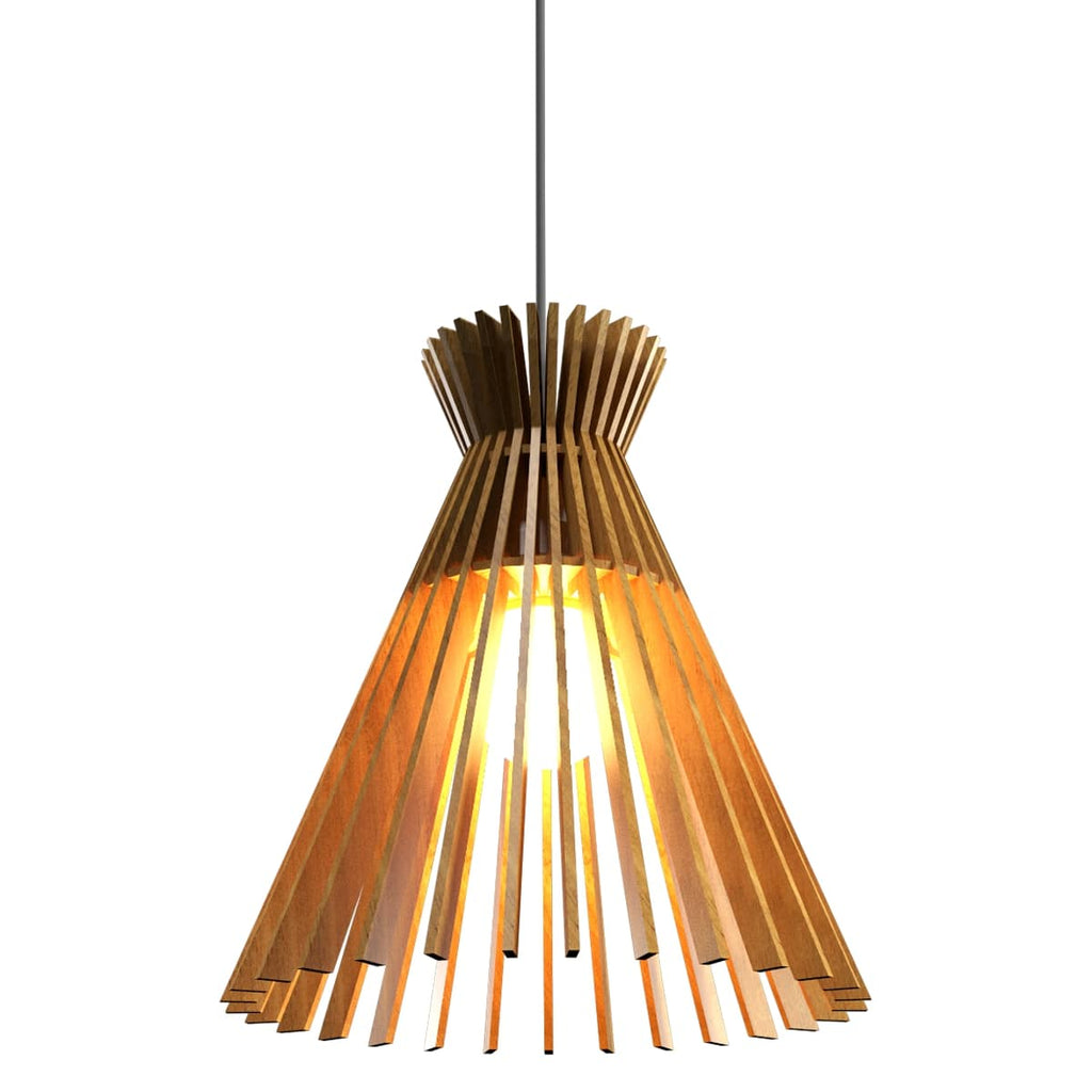 Wooden Slats Pendant 1183 – Arevco Lighting Ottawa