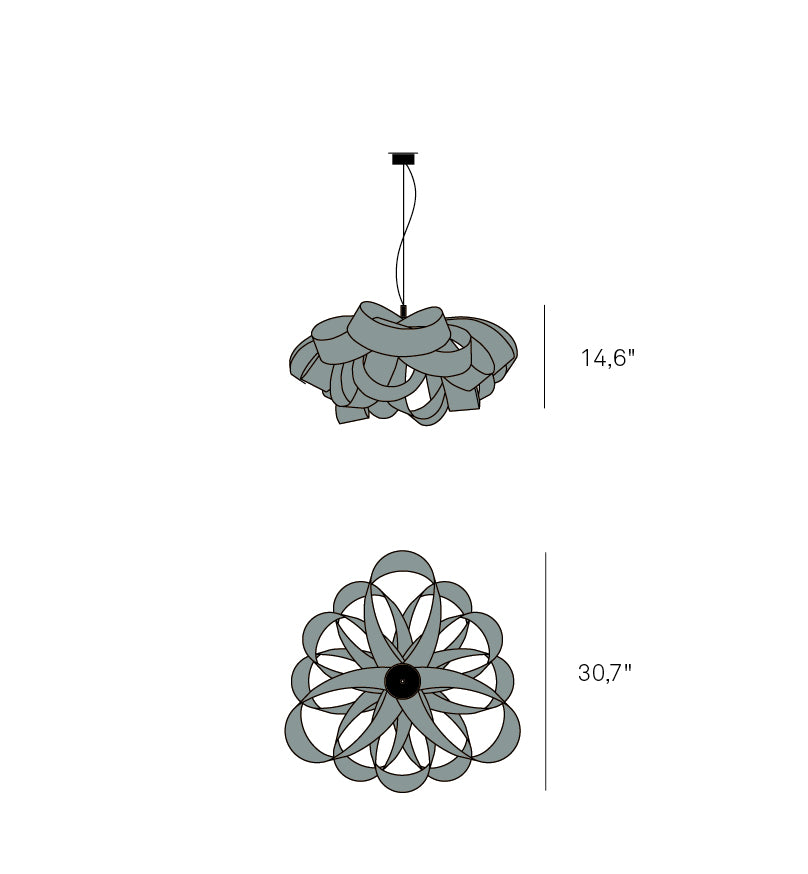Agatha Small Pendant – Arevco Lighting Ottawa